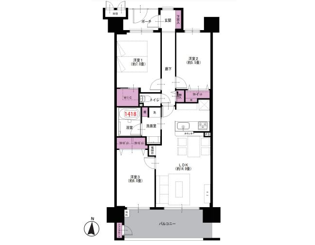 【おかげさまでご成約となりました】茅ヶ崎駅より徒歩11分 ペット可 3LDK＋WIC｜辻堂の不動産・売買賃貸情報なら神奈川地所株式会社